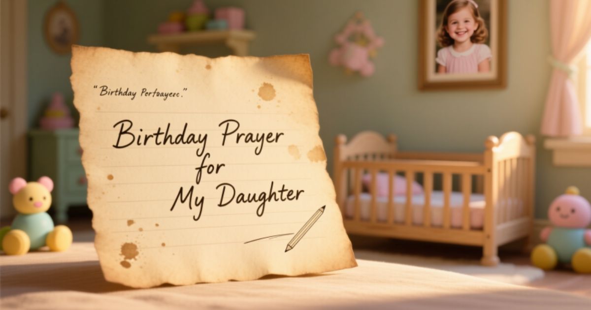 40+ Birthday Prayer for My Daughter on Her Special Day - prayertechy.com